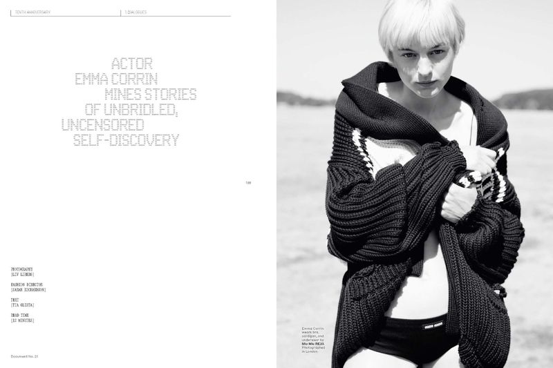 Emma Corrin (Document Journal)