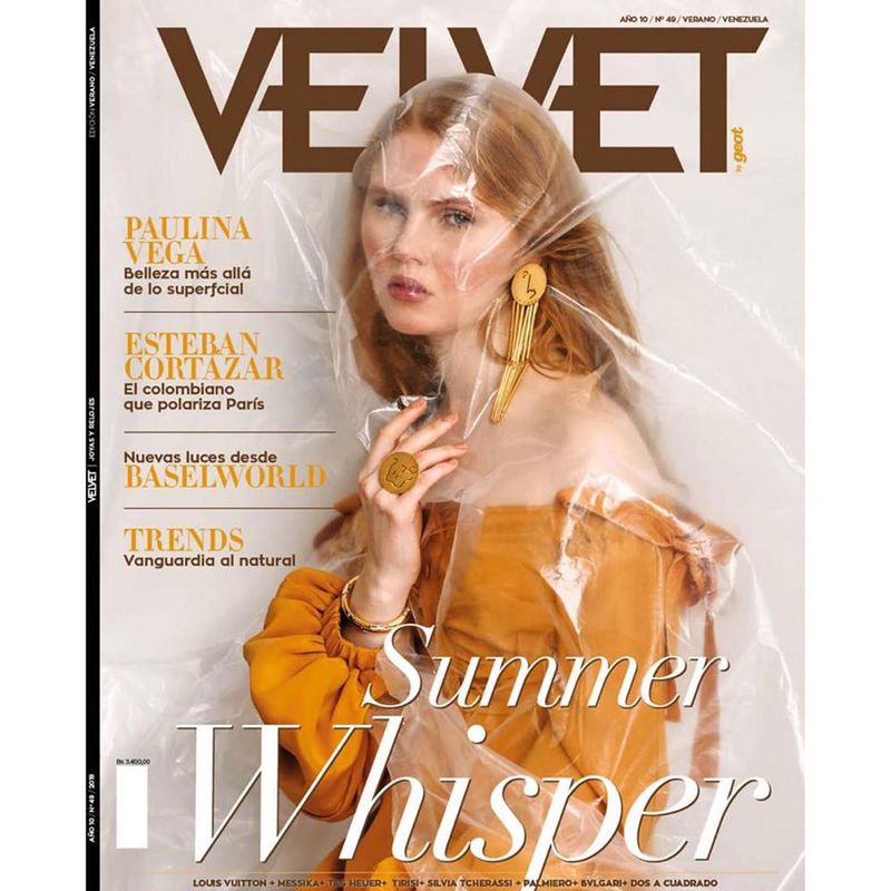Velvet Magazine #49 July 2019 Cover. Photographer Luis Egurrola (Velvet ...
