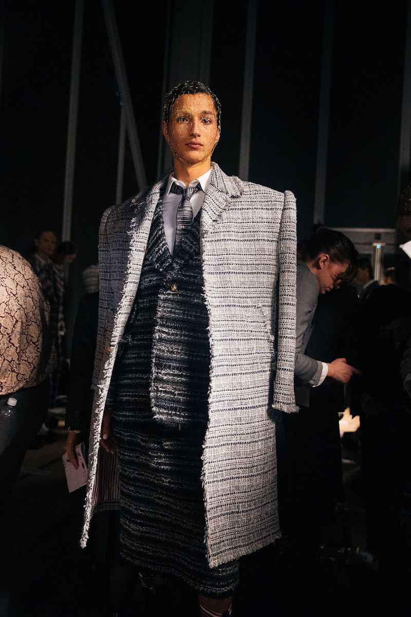 Thom Browne FW23 Backstage (Models.com)