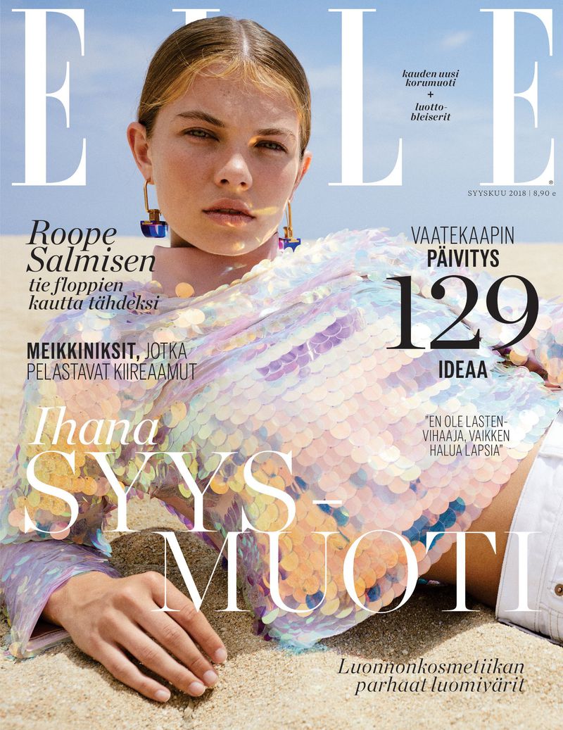 Elle Finland September 2018 Cover (Elle Finland)