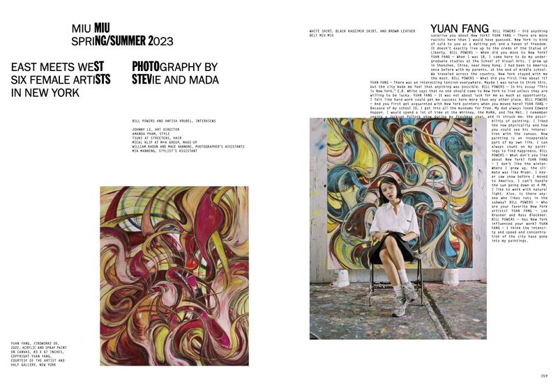 EAST MEETS WEST - SIX FEMALE ARTISTS IN NEW YORK (Purple Magazine)