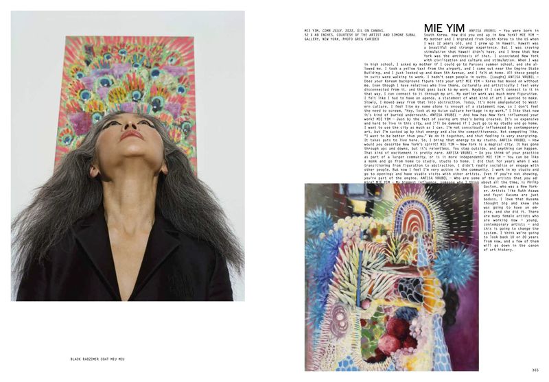 EAST MEETS WEST - SIX FEMALE ARTISTS IN NEW YORK (Purple Magazine)