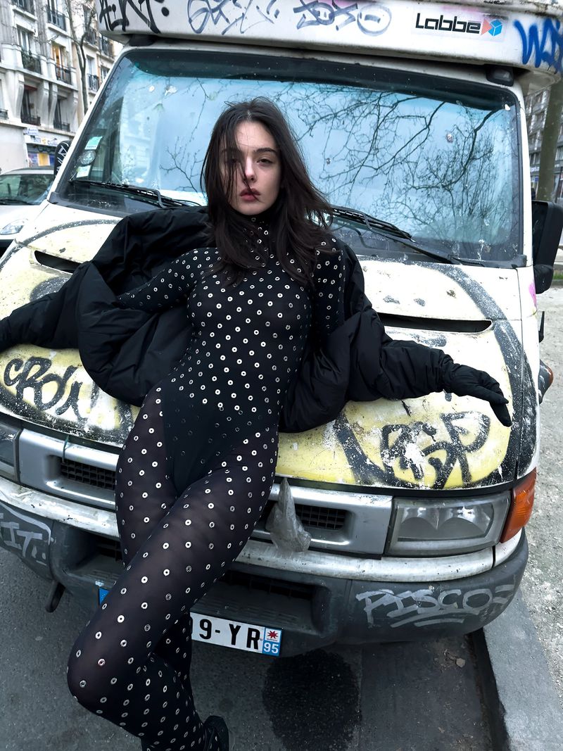 Deva Cassel Makes Her Debut in Alaïa Summer Fall 2023 (Interview Magazine)