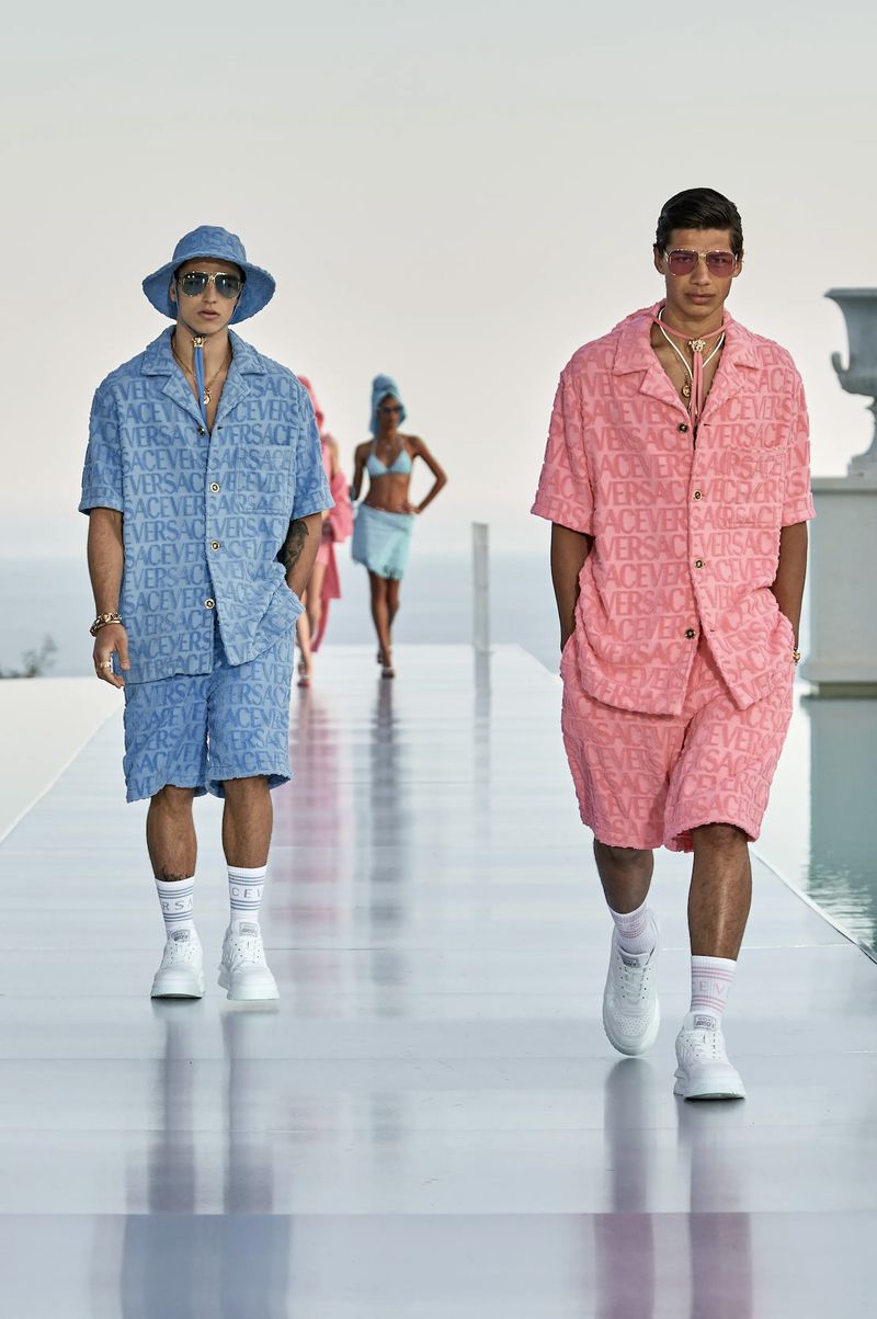 Versace x Dua Lipa 'La Vacanza' Resort 2024 Show Cannes (Versace)