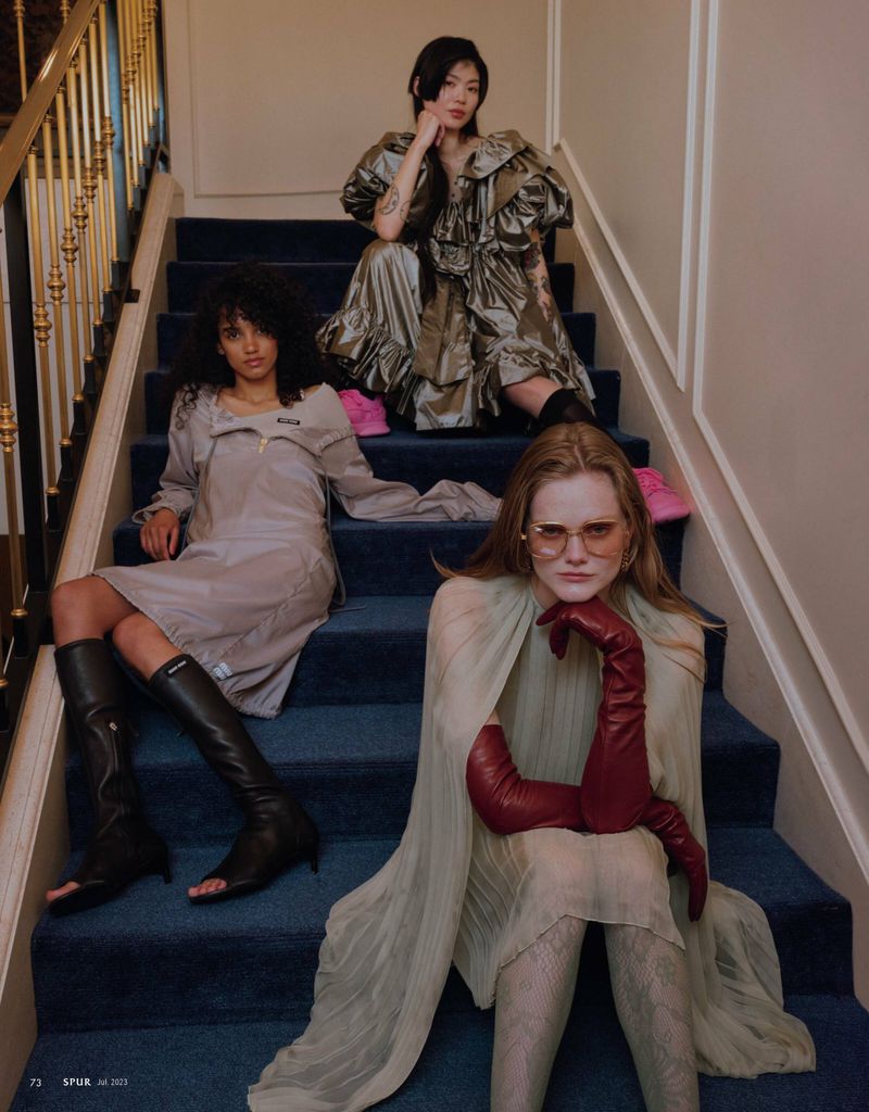 Gathering At Night In A Summer Dress by Cecy Young (Spur Magazine)