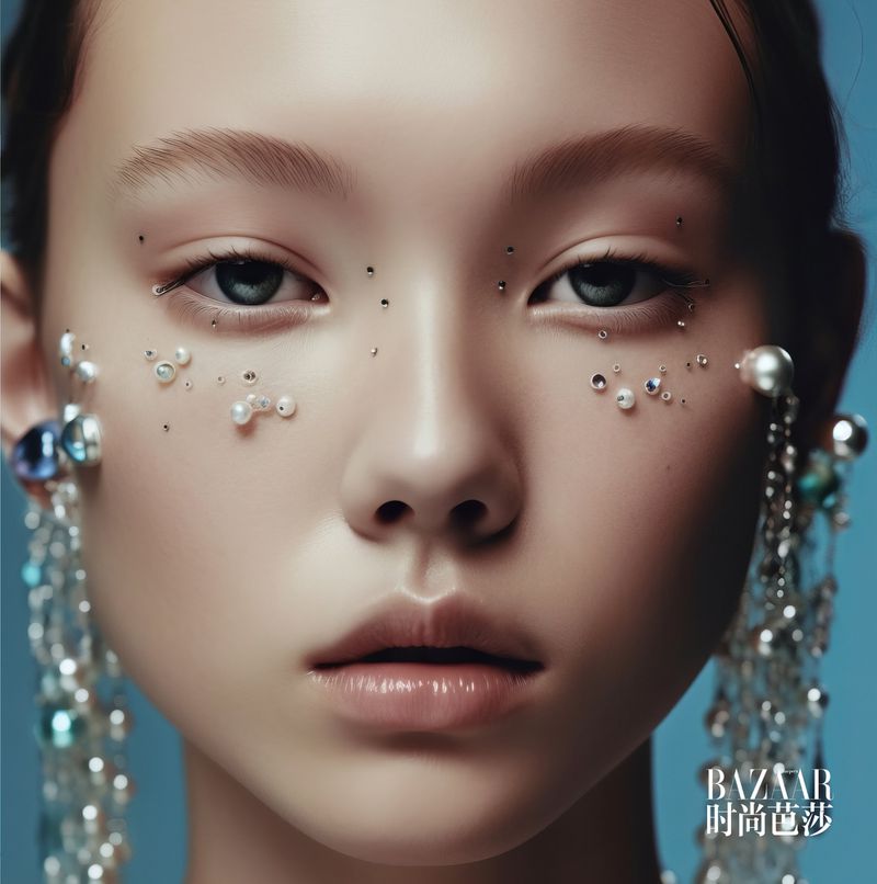 Chill AIGC 时尚美妆人工智能摄影大片 by Xi Liang (Harper's Bazaar China)