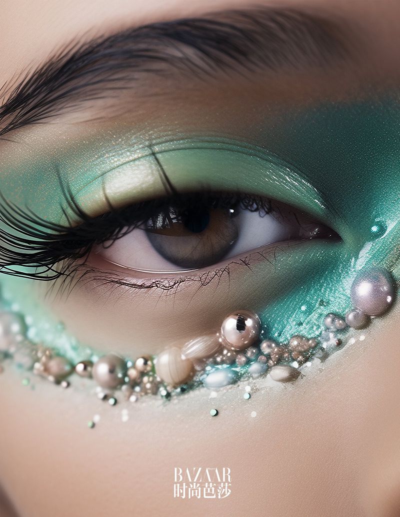 Chill AIGC 时尚美妆人工智能摄影大片 by Xi Liang (Harper's Bazaar China)