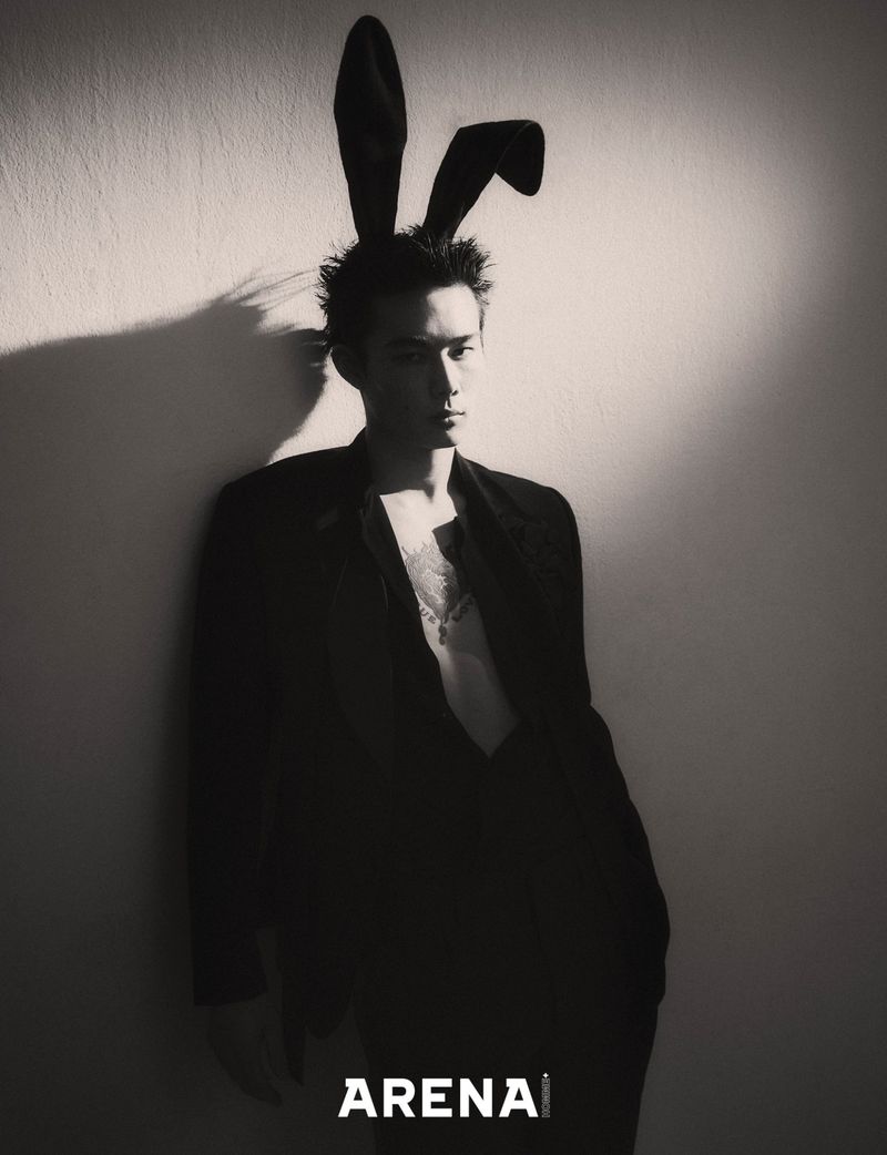 Black Rabbit Hole by Jeonguk Mok (Arena Homme + Korea)