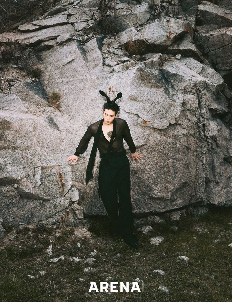 Black Rabbit Hole by Jeonguk Mok (Arena Homme + Korea)