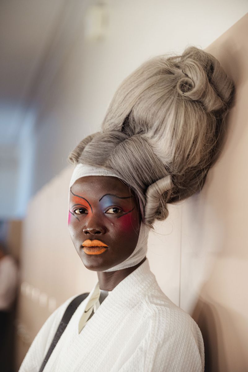 Thom Browne Fall/Winter 2023 Couture Backstage (Models.com)