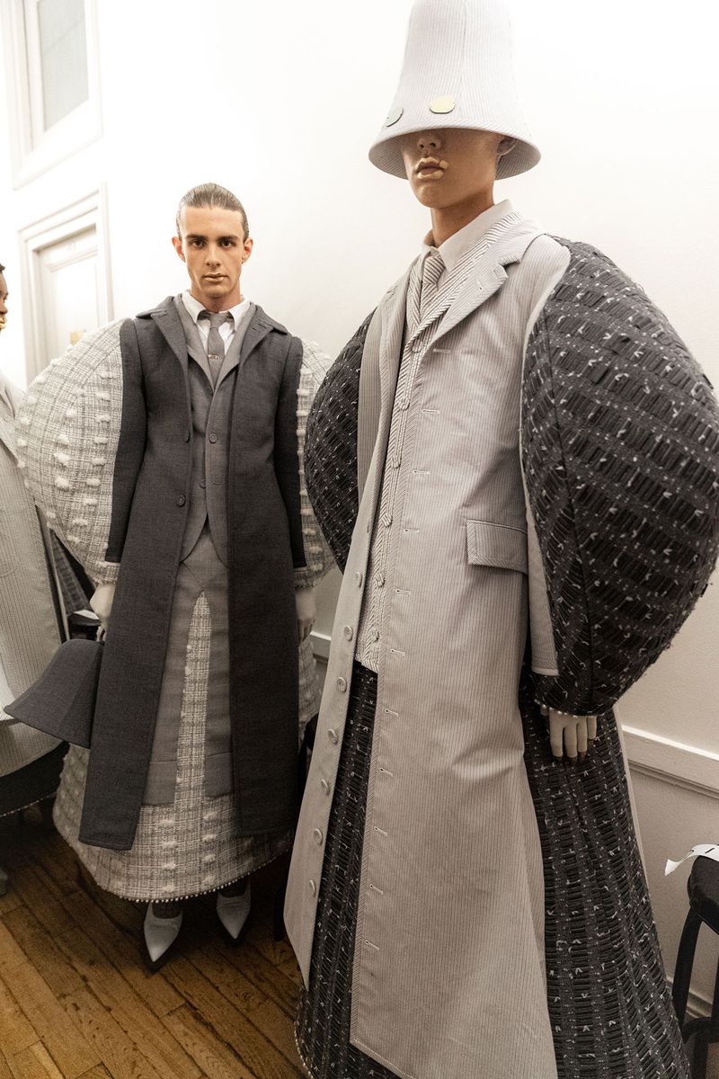 Thom Browne Fall/Winter 2023 Couture Backstage (Models.com)