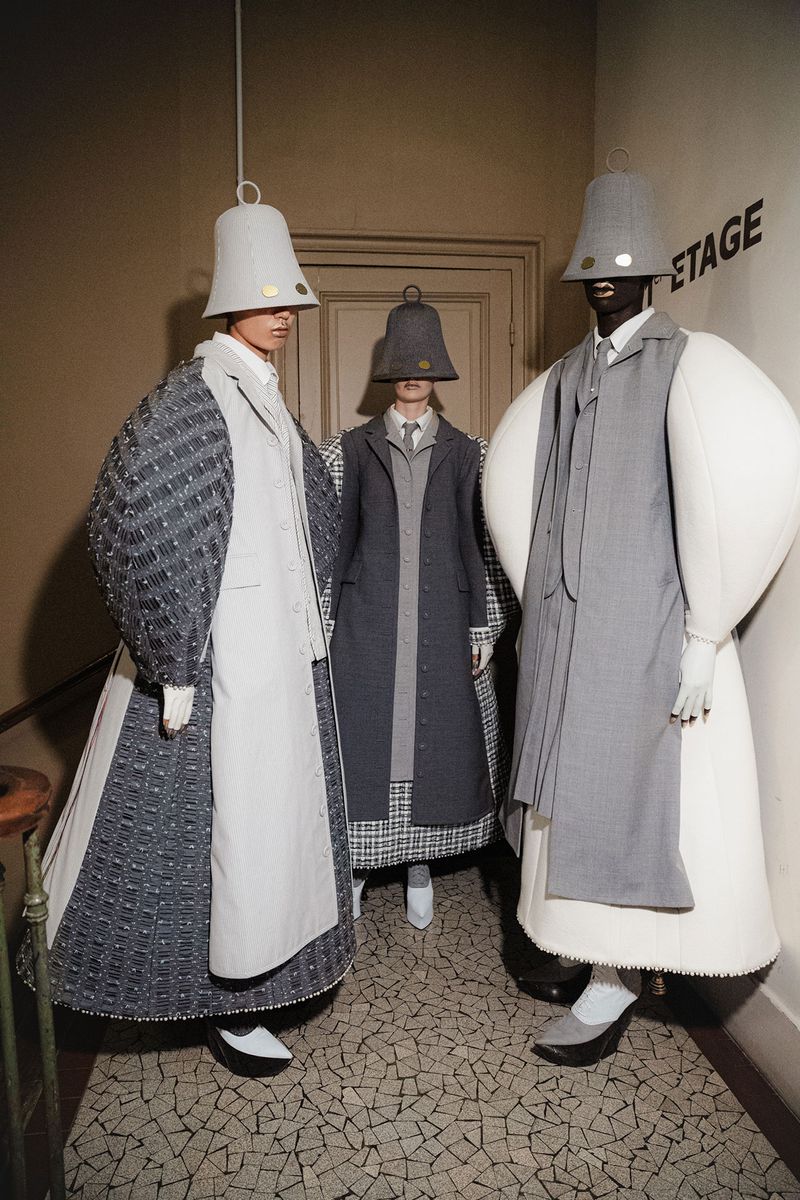 Thom Browne Fall/Winter 2023 Couture Backstage (Models.com)