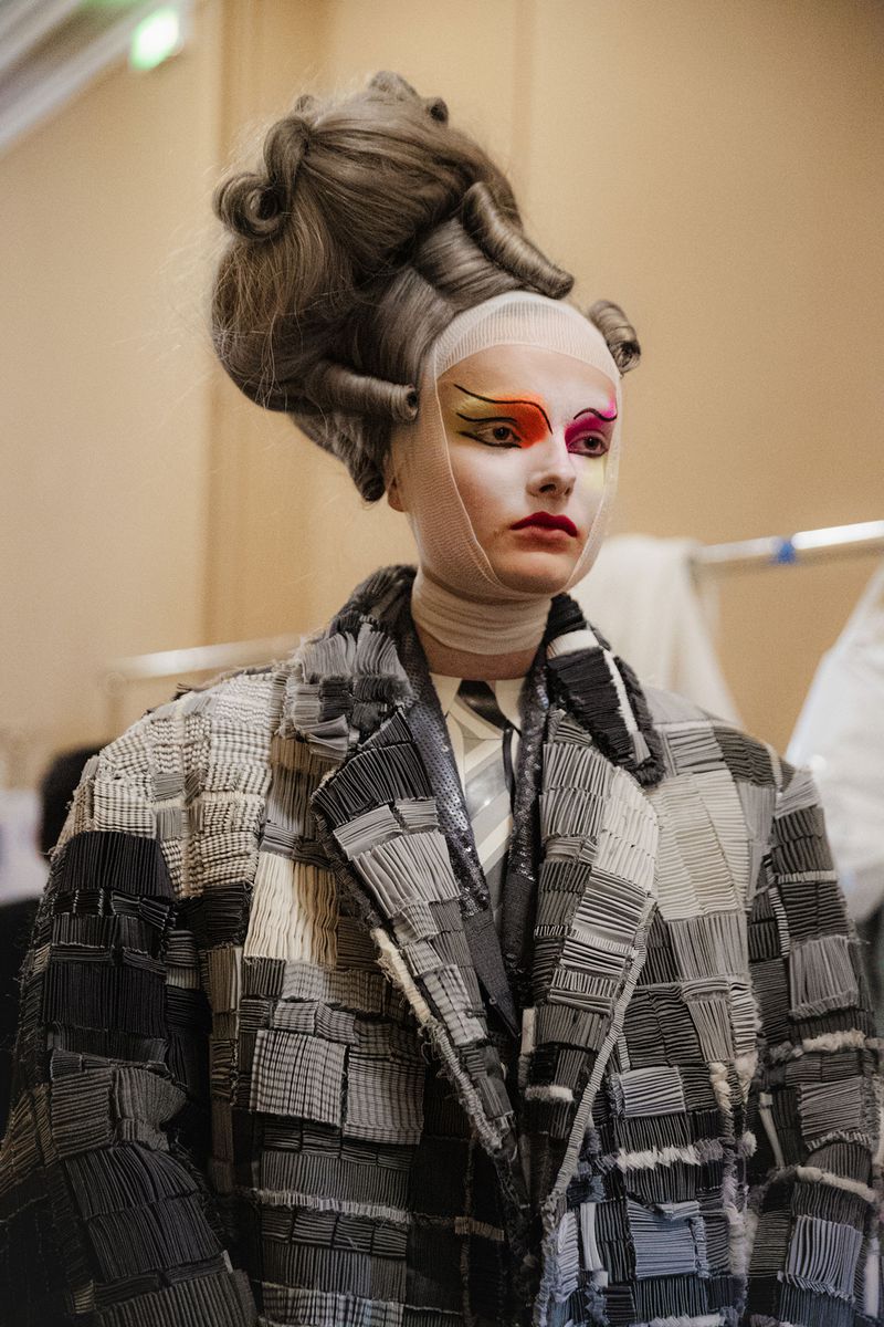Thom Browne Fall/Winter 2023 Couture Backstage (Models.com)