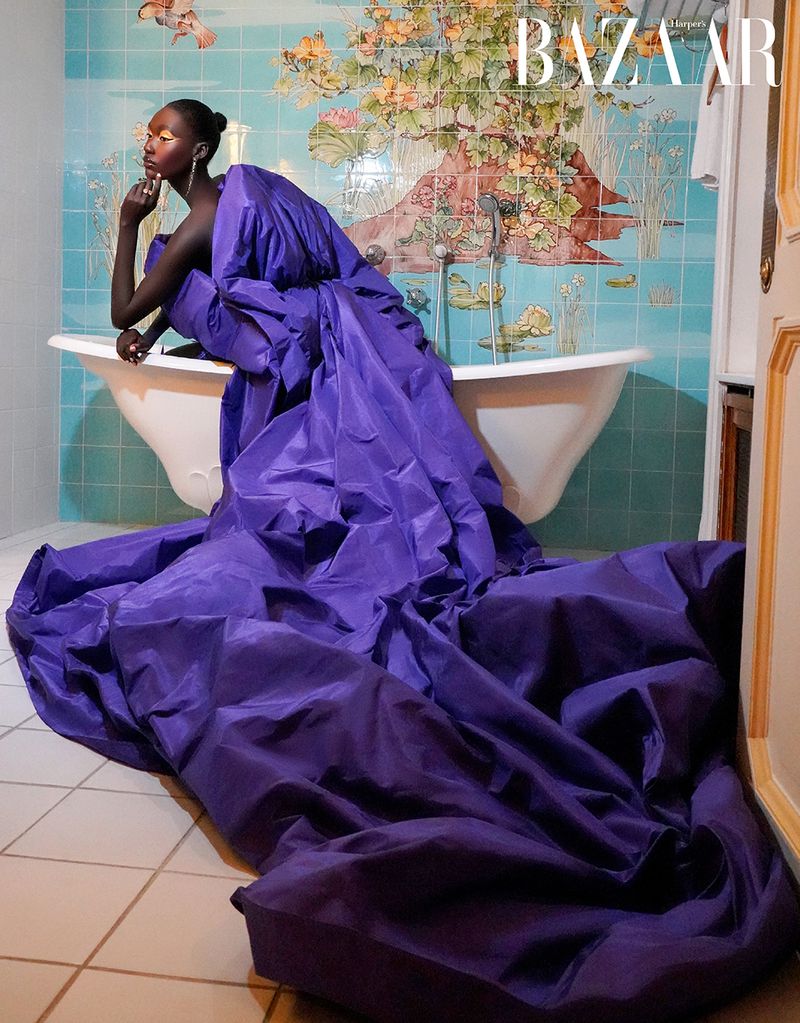 Model Anyon Asola Exudes Bold Beauty In Lena Erziak Couture | Photos by ...