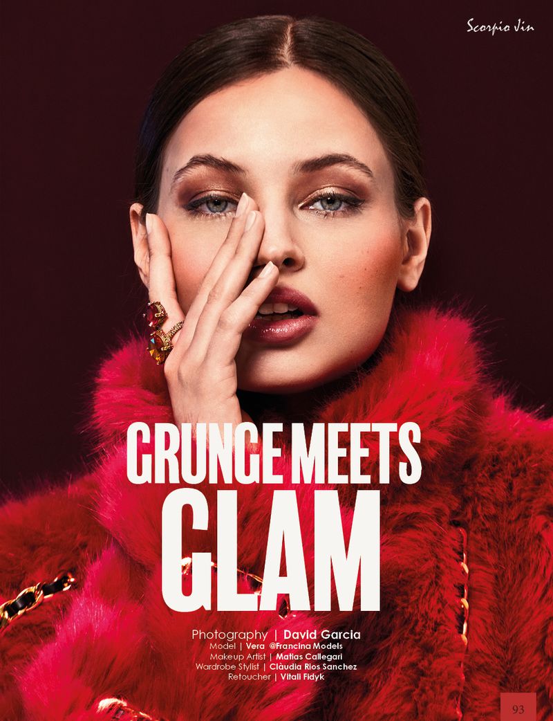 Scorpio Jin. Grunge meets glam (Various Editorials)