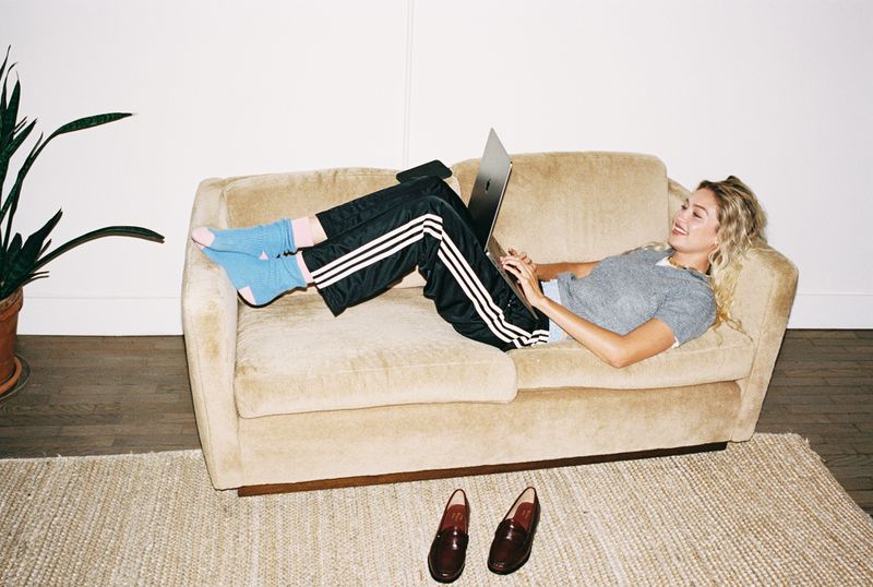 Working' 9 to 5 with Gigi Hadid (SSENSE)