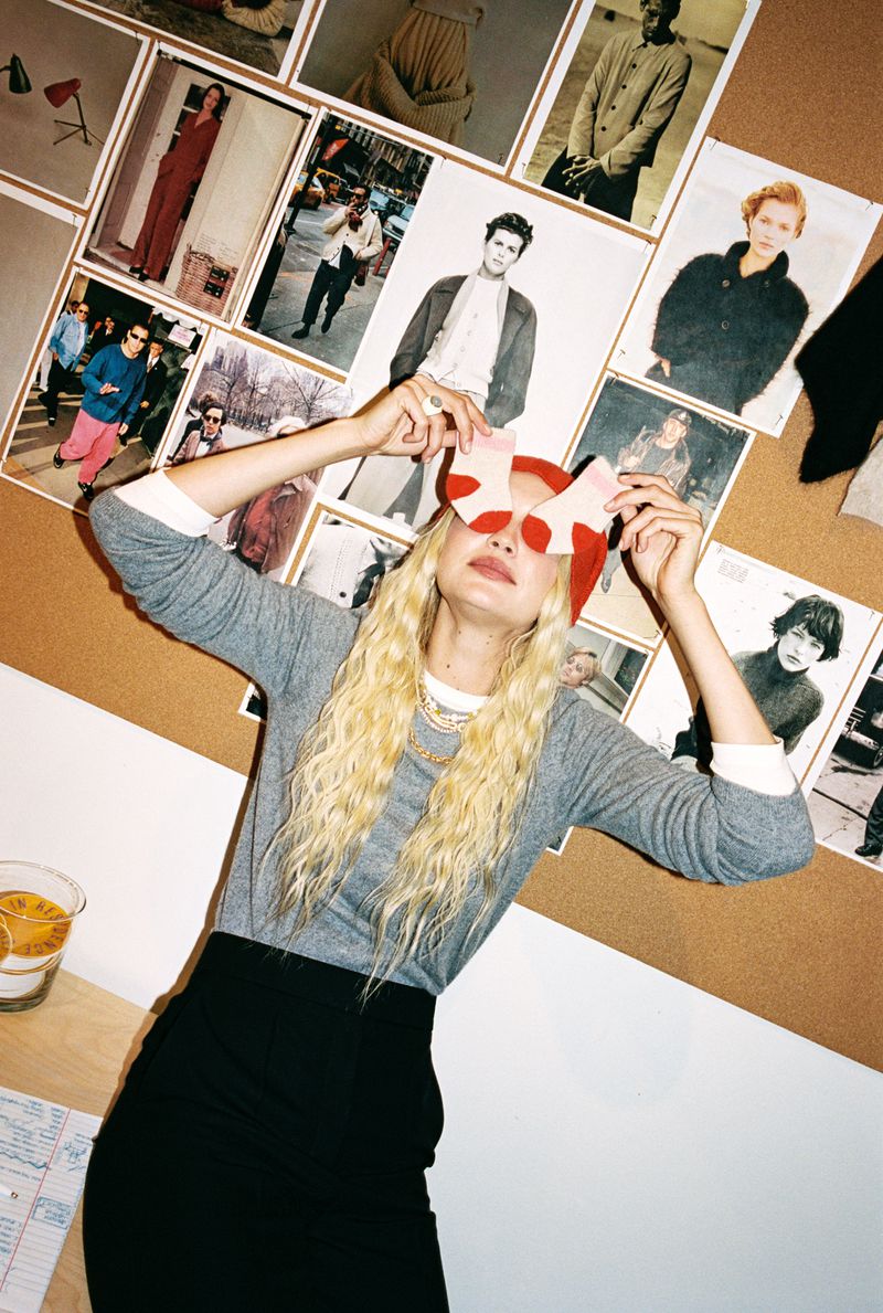 Working' 9 to 5 with Gigi Hadid (SSENSE)