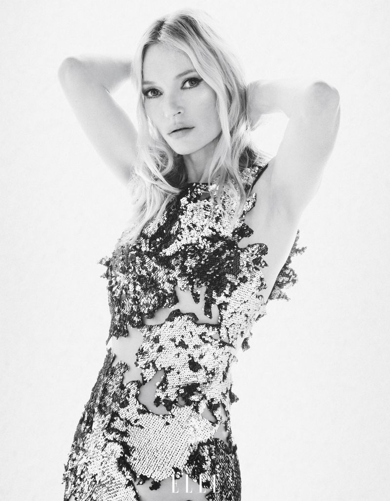 The Surreal Glamour: Kate Moss & Charlotte Tilbury) (Elle China)