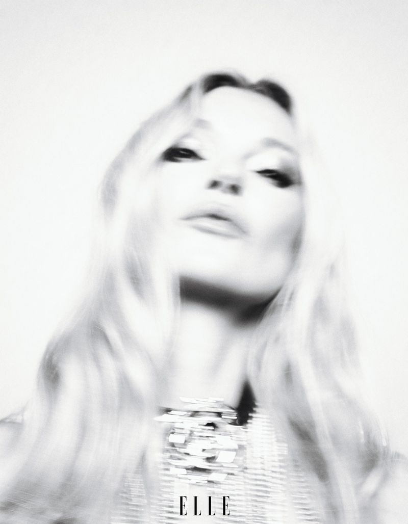 The Surreal Glamour: Kate Moss & Charlotte Tilbury) (Elle China)
