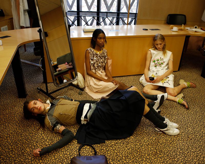 A true Miu Miu uniform S/S 25: Photography Michella Bredahl (Miu Miu)