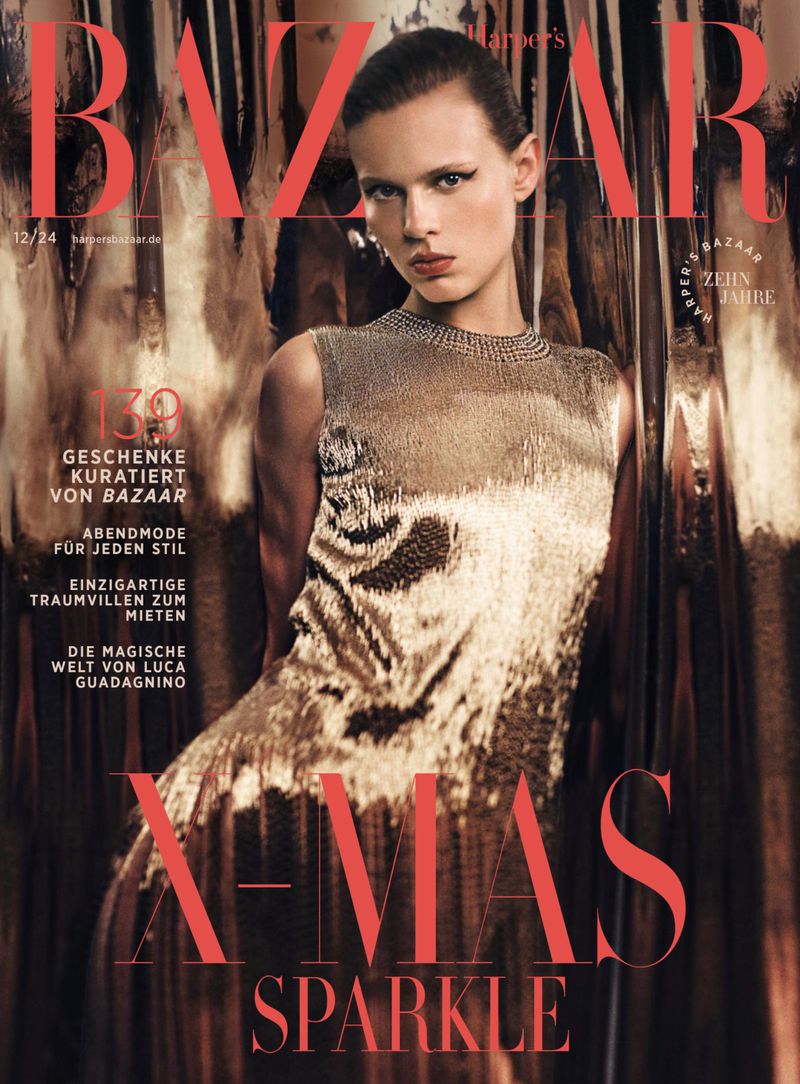 Harper's Bazaar Germany December 2024 Cover (Harper's Bazaar Germany)