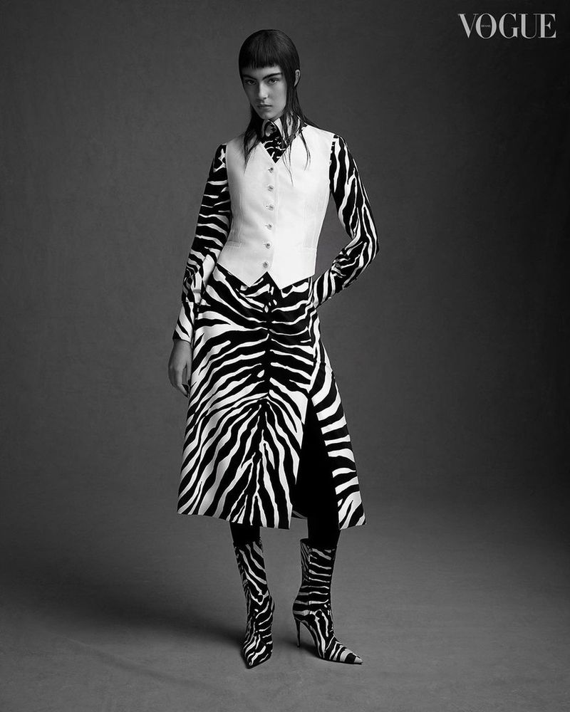 Zebra urbana (Vogue Brasil)