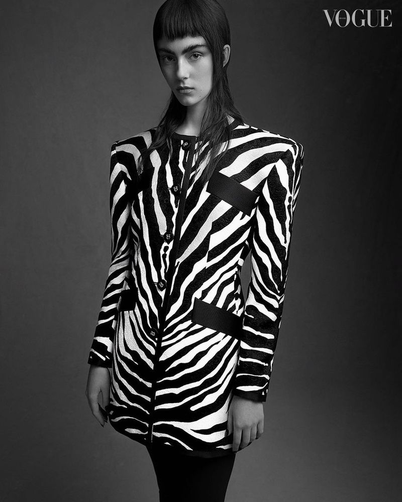 Zebra urbana (Vogue Brasil)
