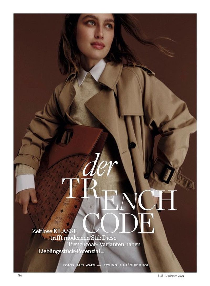 DER TRENCH CODE (Elle Germany)