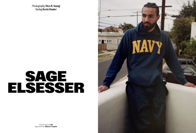 Sage Elsesser Cover Story photographed by Nico B. Young (Justsmile ...