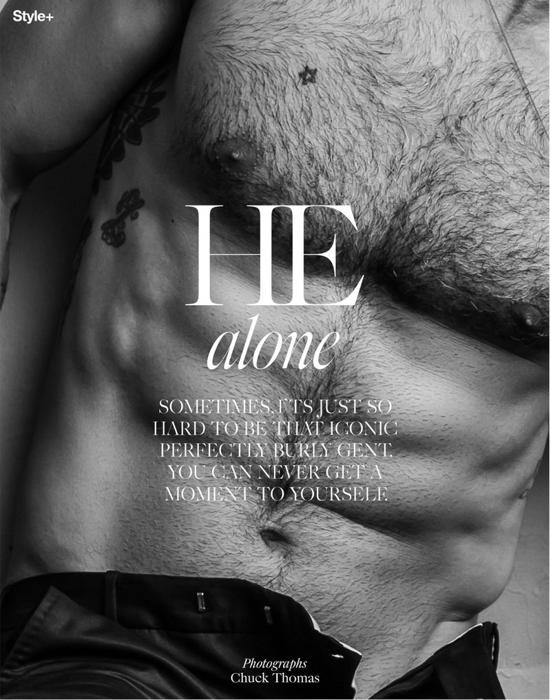 He Alone by Chuck Thomas (The Perfect Man Magazine)