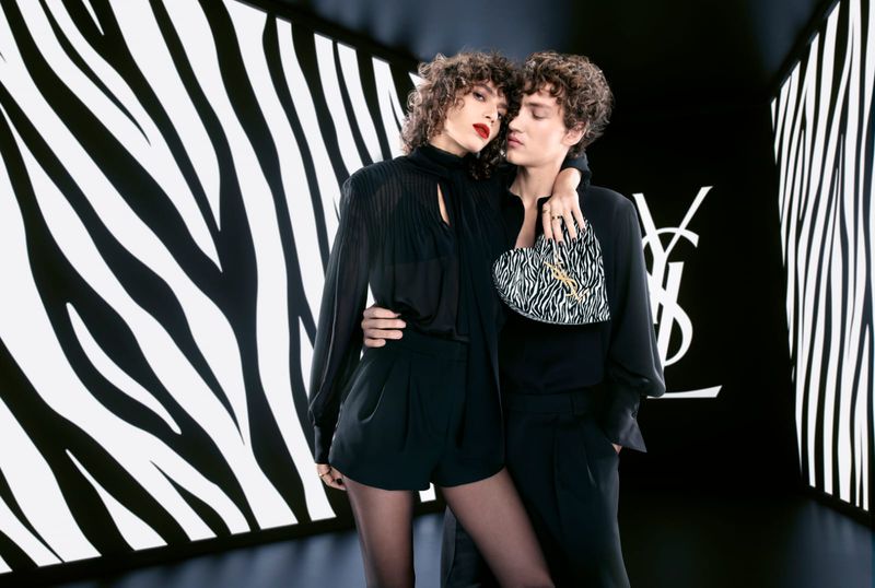 Yves Saint Laurent beauty advertising ROUGE PUR COUTURE THE SLIM ...