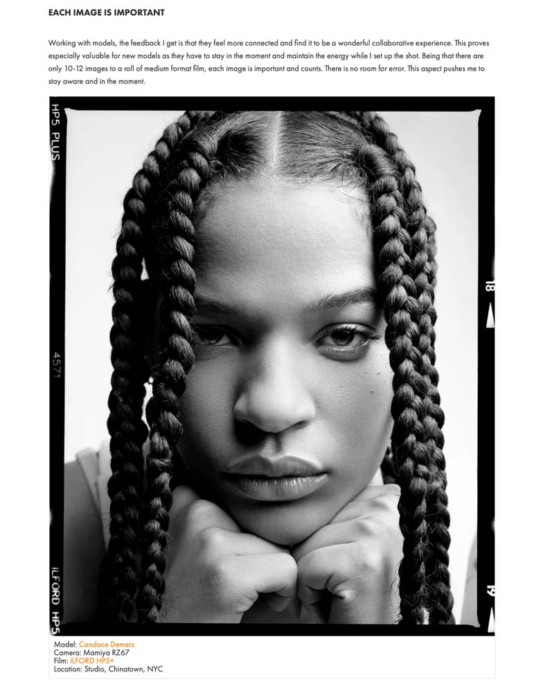 'How I Shoot', Maria Bruun x ILFORD PHOTO (Special Projects)