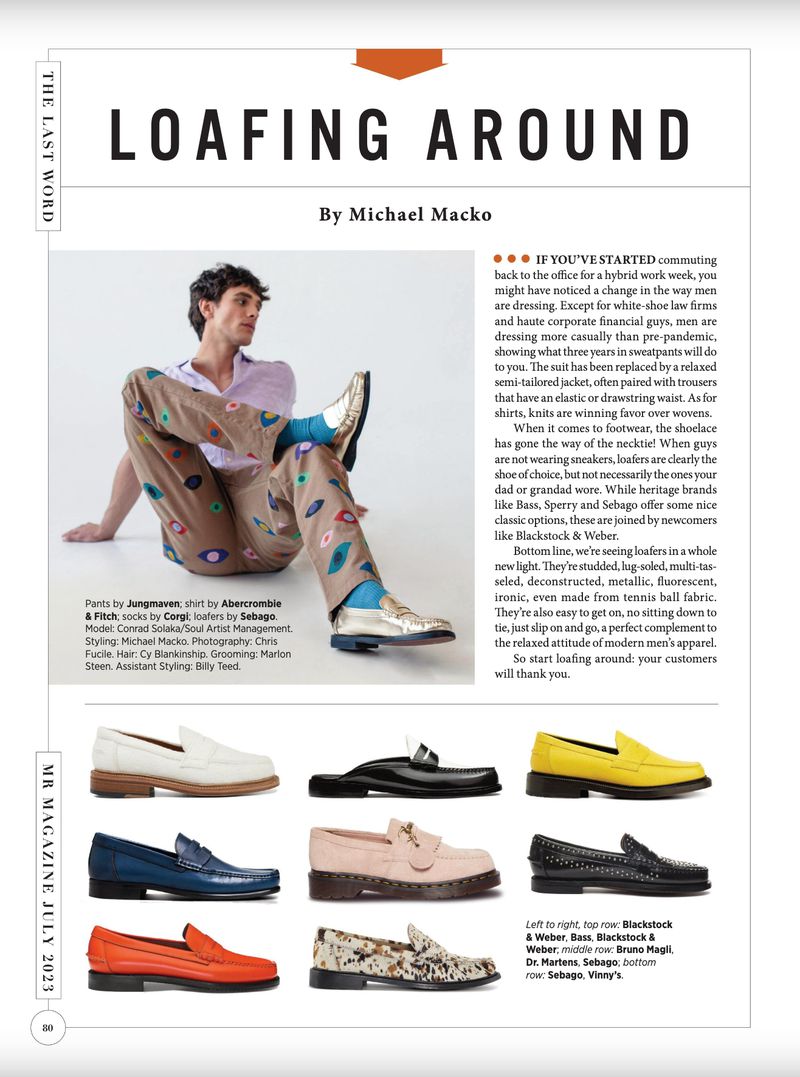 Loafing Around for Mr. Magazine August 2023 Issue (Mr. Magazine )