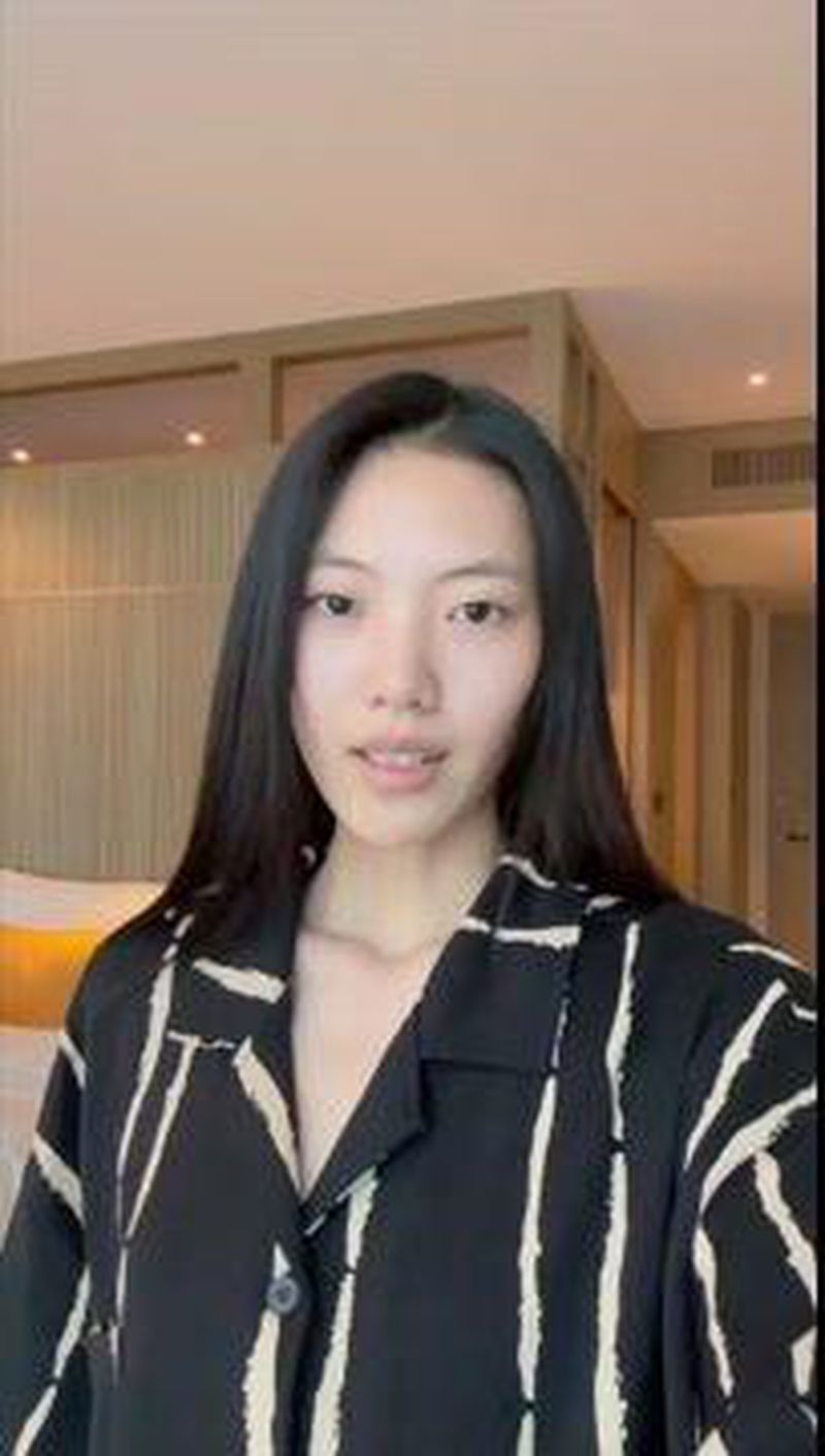 Hejia Li at Louis Vuitton Pre Fall 2024 Show (Models.com)