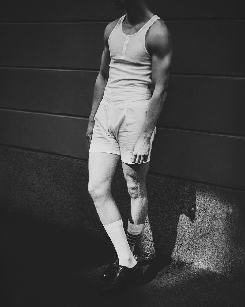 Thom Browne Stages Performance in Milan Unveiling Frette Collaboration ...