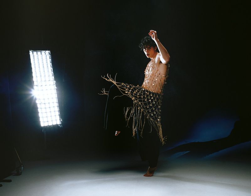 One in a Million: Jacob Rott for Rabanne (Vogue Germany)