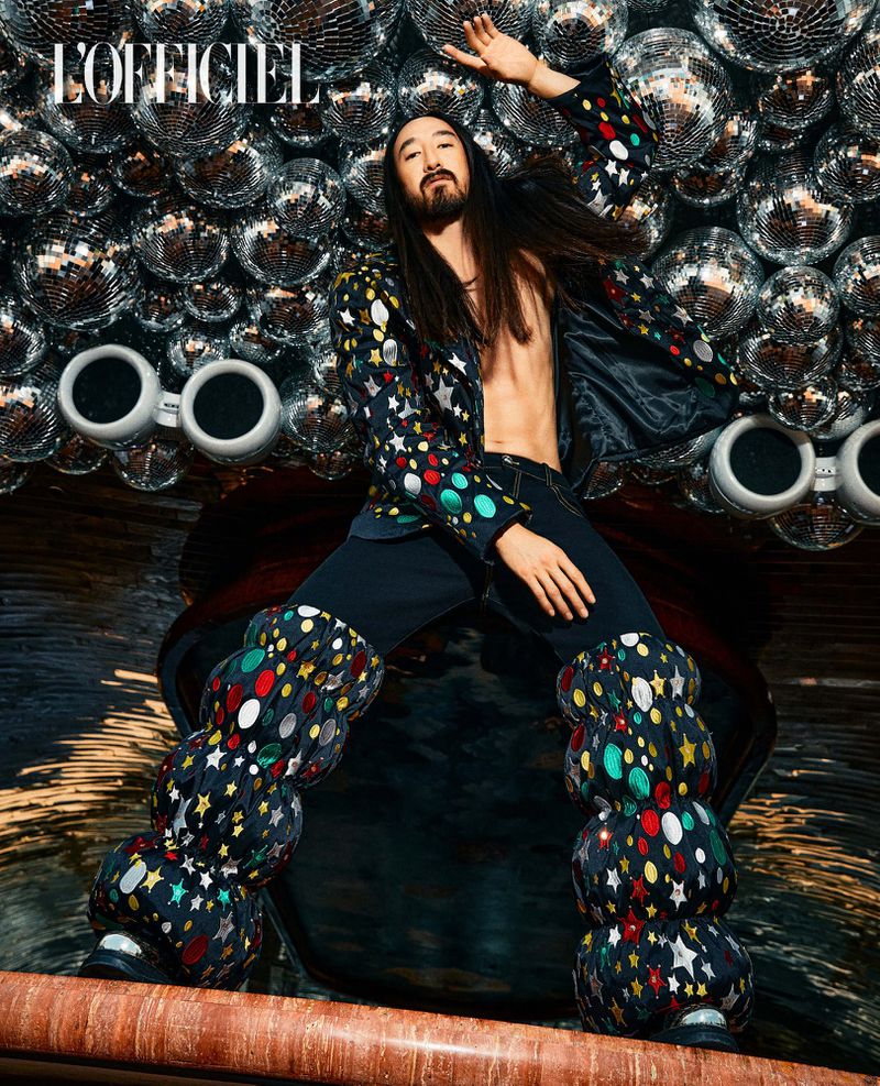 L'Officiel India April 2024 Cover - Steve Aoki (L'Officiel India)