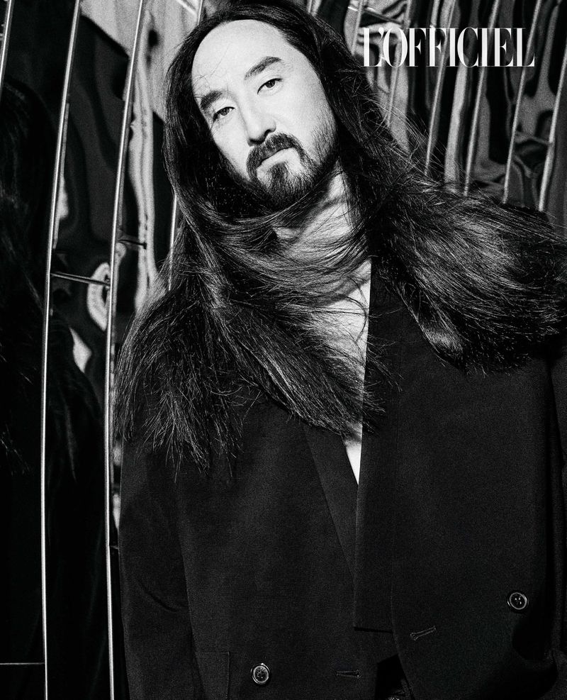 L'Officiel India April 2024 Cover - Steve Aoki (L'Officiel India)