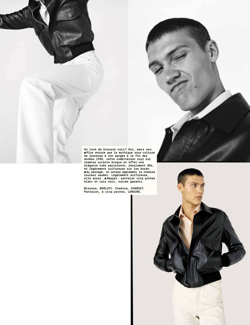 Le cuir noir (L'Etiquette Magazine)