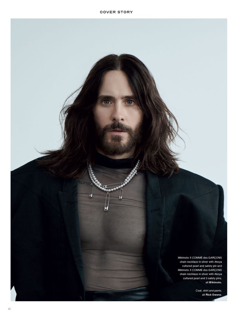 Men in Pearls: Jared Leto (Vogue Man Hong Kong)