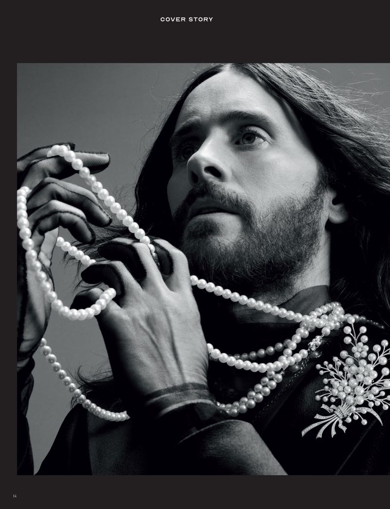 Men in Pearls: Jared Leto (Vogue Man Hong Kong)