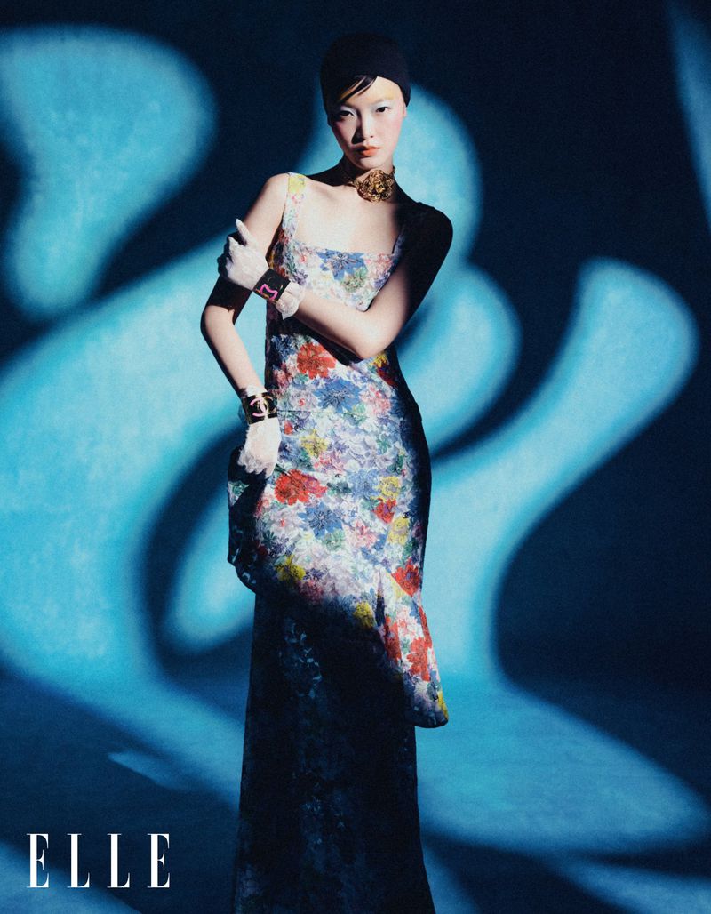 the pose of blooming (Elle China)