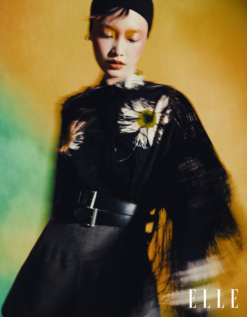 the pose of blooming (Elle China)