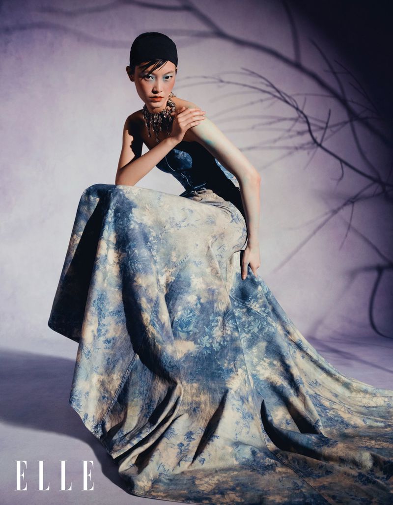 the pose of blooming (Elle China)