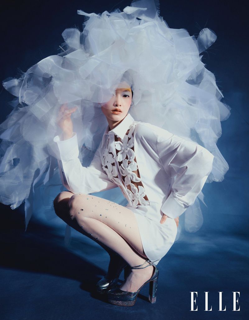 the pose of blooming (Elle China)