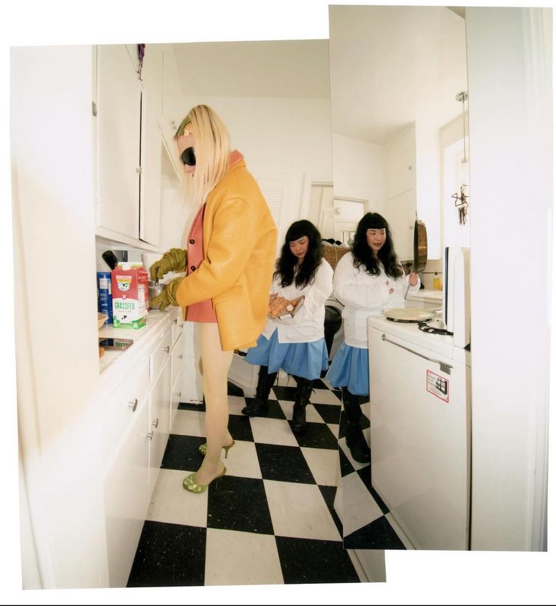 Lotta Volkova, Dima and Fumiko Twins (Middle Plane Magazine)