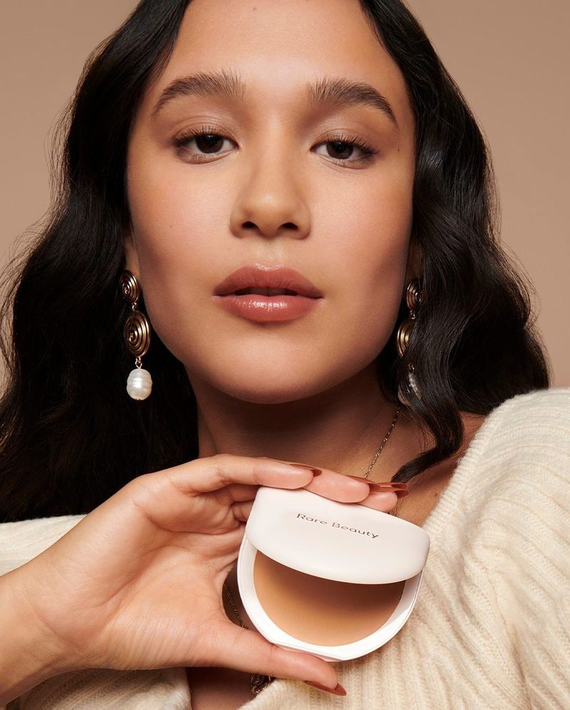 True to Myself Tinted Pressed Finishing Powder Campaign (Rare Beauty by ...