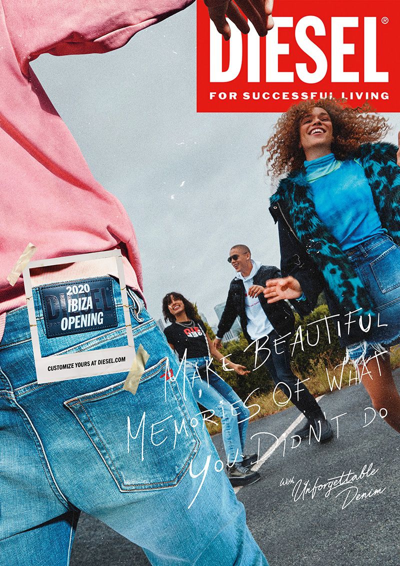 Diesel UNFORGETTABLE Denim FW20 Campaign (Diesel)