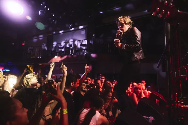 Sid Simons Crowd Surfs in Celine (Paper Magazine)