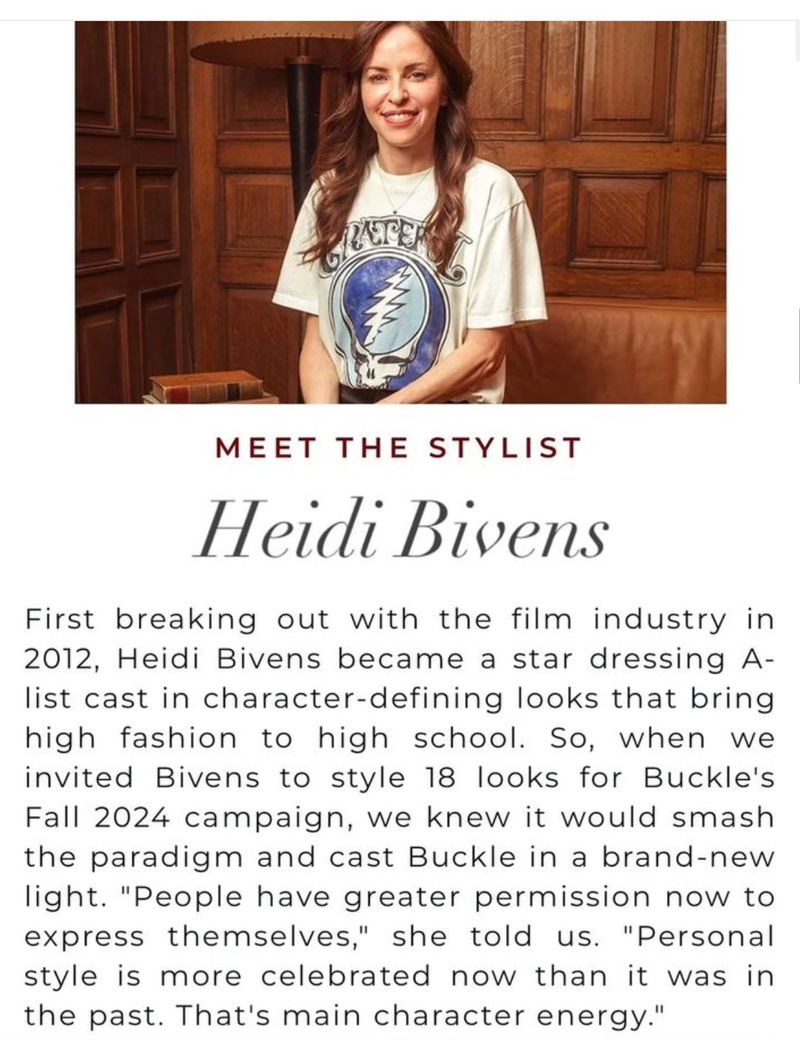 Buckle Fall 2024 Styled by Heidi Bivens (Various Campaigns)